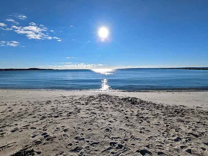 When the sun hits the water just right, you'll forget you're not on some expensive island vacation.