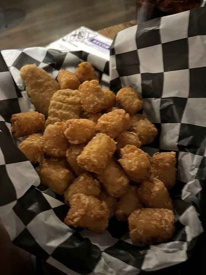 Tater tots that bring you right back to childhood, except now you can order them without asking permission.