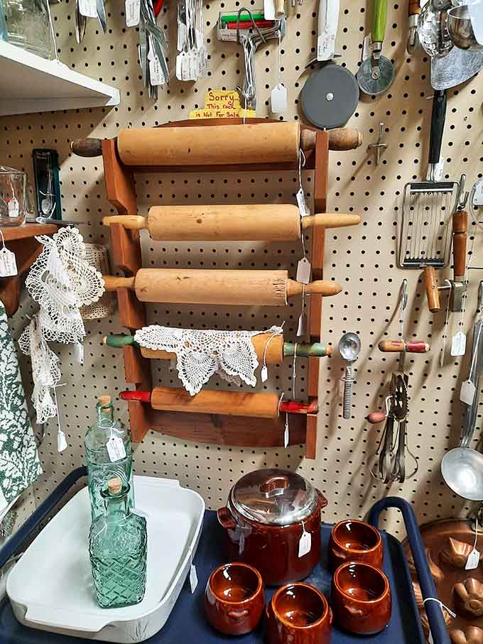 Those wooden rolling pins have probably rolled out thousands of pie crusts for Sunday dinners and holiday feasts.