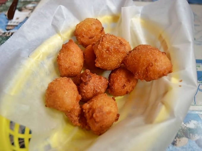 Hush puppies so perfect they deserve their own standing ovation, crispy outside and pillowy soft within every golden bite.