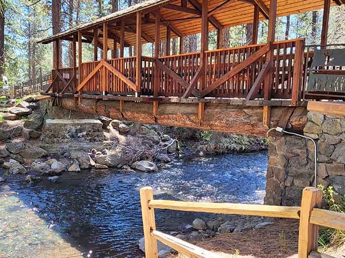 Where the creek runs through and camping feels less like roughing it, more like nature with amenities.