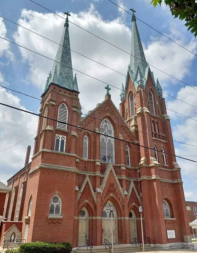 St. Vincent de Paul's soaring twin spires have called the faithful to worship and marked Sedalia's skyline for generations.