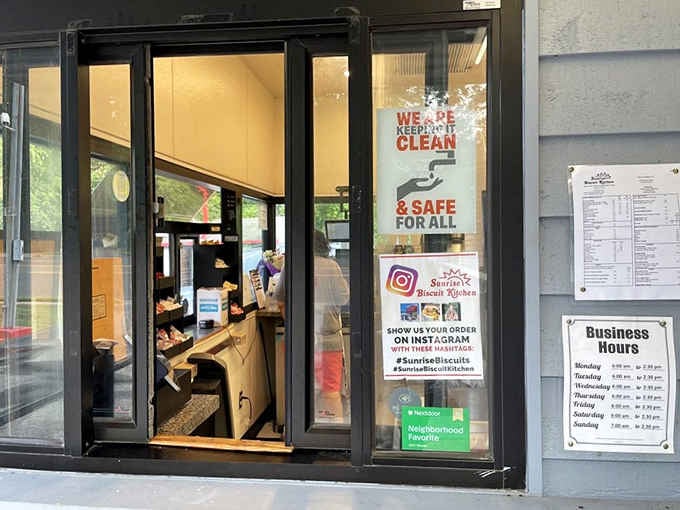 The walk-up window where dreams come true and breakfast orders transform into edible works of art.