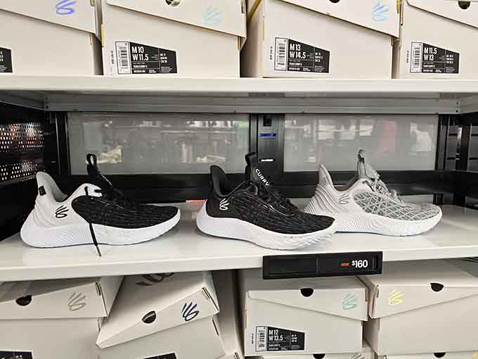 Athletic shoes ready to support your fitness goals, or at least make you look ready to have fitness goals someday soon.