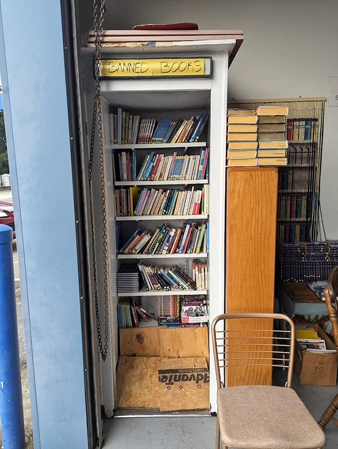 Even banned books get sanctuary here, because controversial stories deserve readers brave enough to engage them thoughtfully.