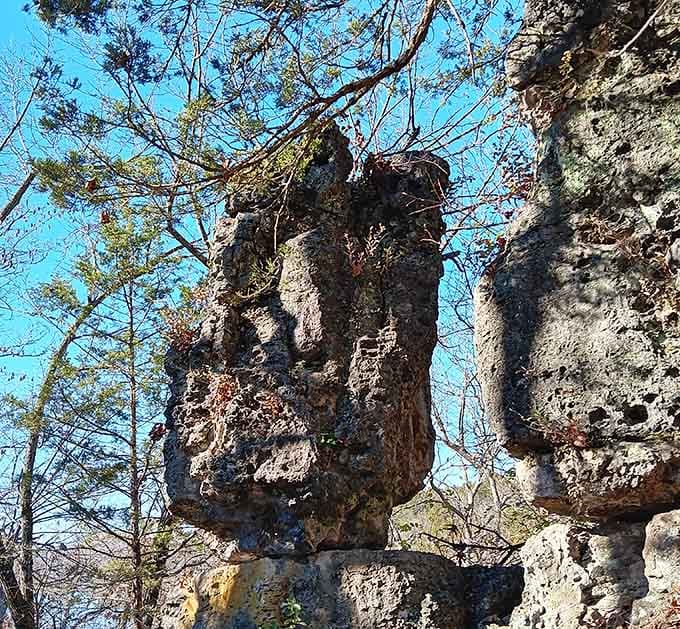 When limestone gets weathered and moss-covered, it develops character that would make any Hollywood set designer jealous beyond belief.
