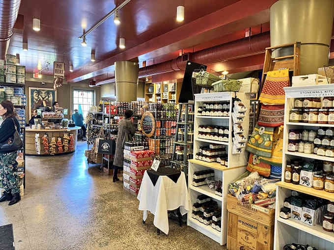 Another angle of this gourmet paradise, where every shelf holds something delicious you didn't know you needed.