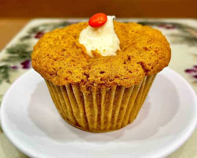 That cupcake topped with a cherry knows exactly what it is and makes no apologies for being delicious.