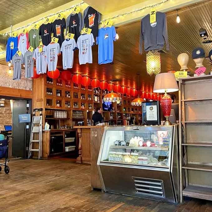 Sports jerseys overhead, local brews behind the bar, this is what happens when Wisconsin decides to show off.