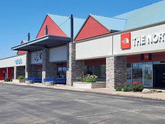 The Outlet Shoppes at Oshkosh prove that brand names and reasonable prices can coexist in the same zip code.