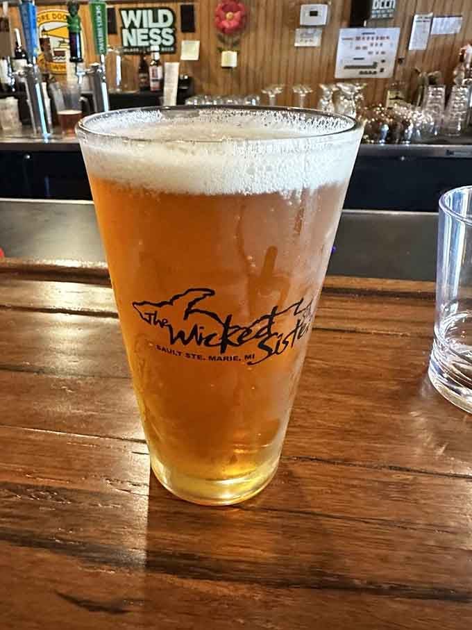 That perfectly poured beer in a branded glass tastes even better when you're about to tackle a creative burger.