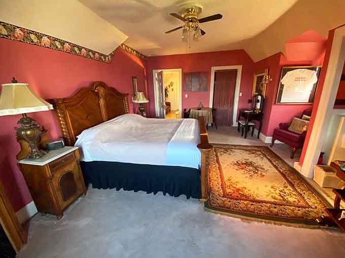 Guest rooms where waking up feels like starring in your own period drama, minus the corsets thankfully.