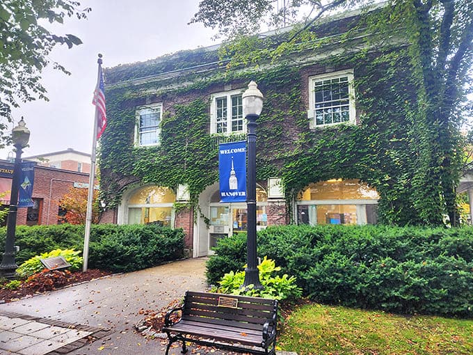 Ivy-covered Town Hall looks like it belongs on a college brochure&mdash;because in Hanover, even municipal buildings have scholarly ambitions.