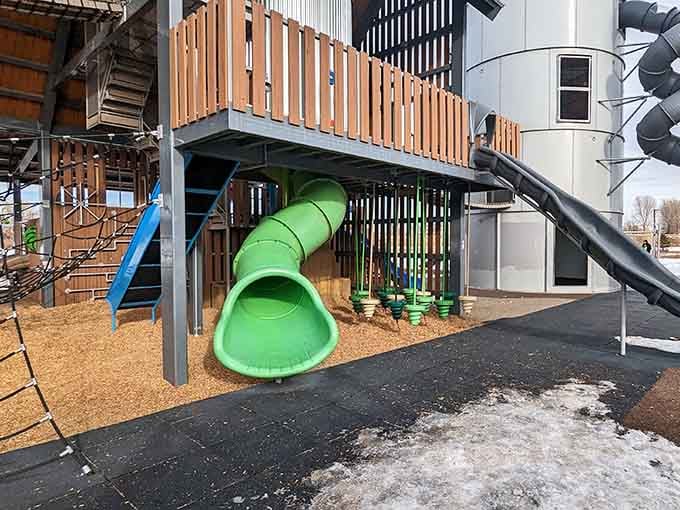 Multiple slides mean shorter lines and happier kids, which is basically the secret to parental sanity.