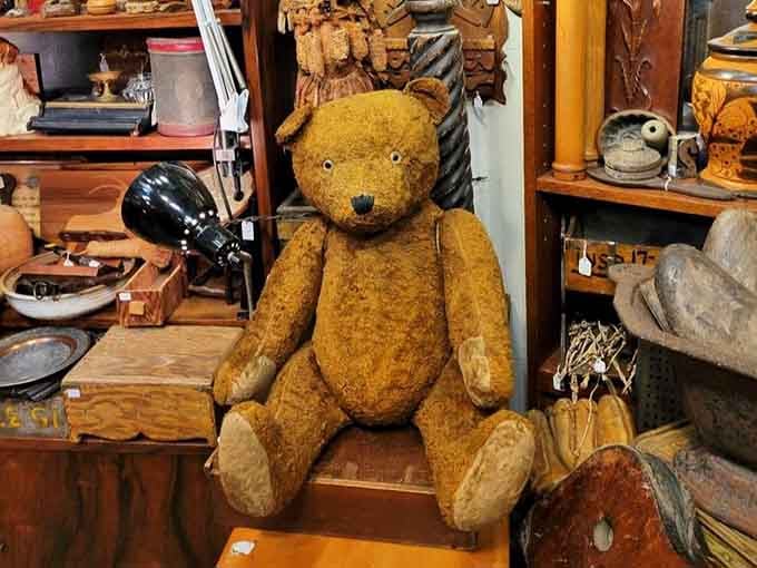 This well-loved teddy bear has more character in one paw than most modern toys have in their entire existence.