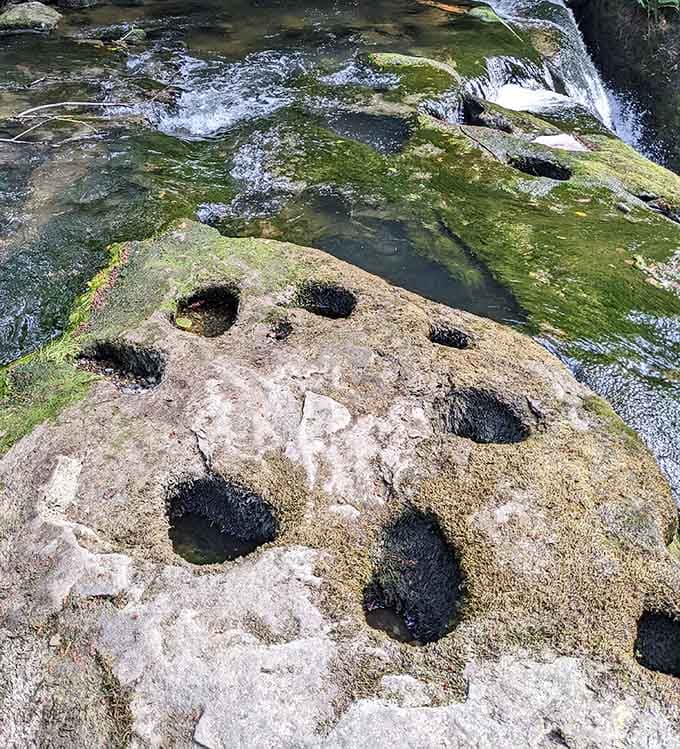 Nature's own abstract art, carved patiently into stone over centuries&mdash;no museum admission required.