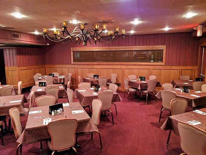 Multiple dining rooms mean there's always a cozy corner waiting for you and your dinner companions to settle in.