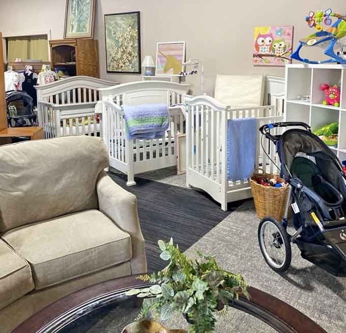 Baby's first apartment? These pristine cribs and nursery essentials await new little ones without the big-box store sticker shock.