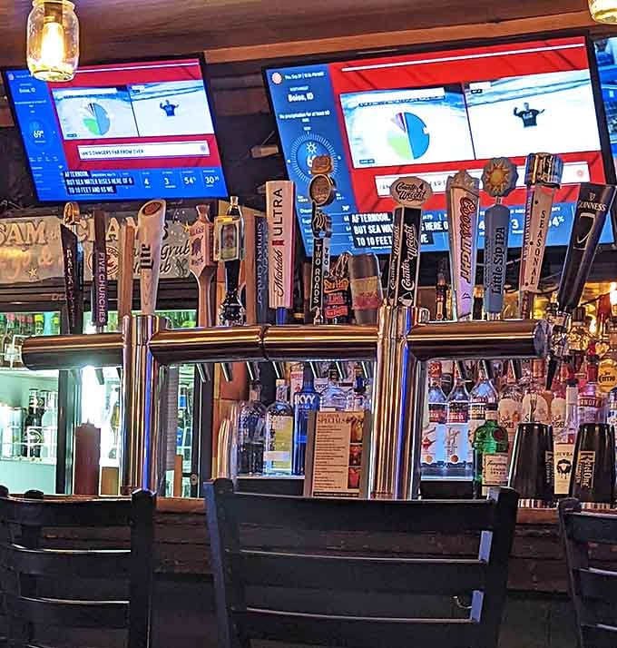 A tap selection impressive enough to make beer enthusiasts weep tears of joy into their pint glasses.