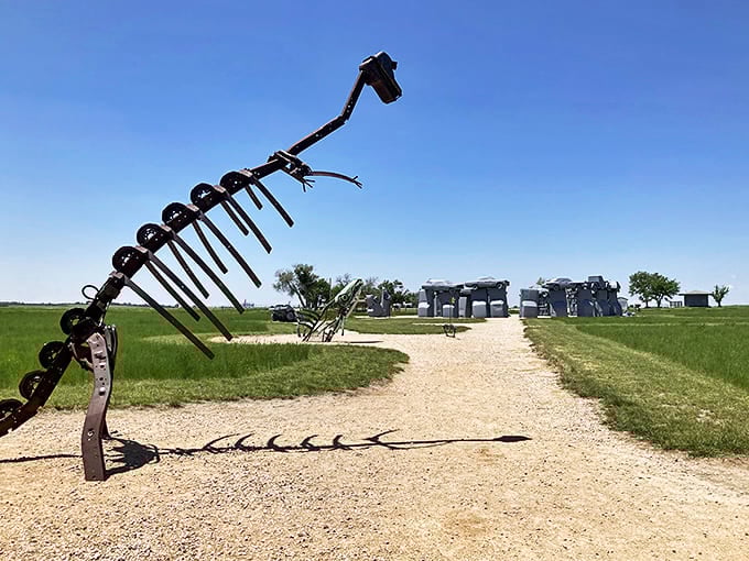 This prehistoric creature constructed entirely from car parts proves that automotive dinosaurs don't just refer to gas-guzzling classics from the 1970s.