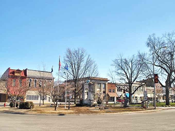 Russellville's town square showcases the architectural timeline of American small towns, where every brick tells a story.