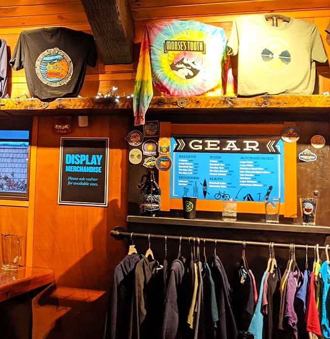 When the food is this good, you want to wear the t-shirt. Moose's Tooth merch lets you take the experience home&mdash;minus the tomato sauce stains.