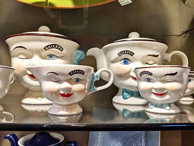 These Bailey's face mugs aren't just vessels for coffee&mdash;they're conversation starters that wink at you with every sip. Quirky doesn't begin to describe it.