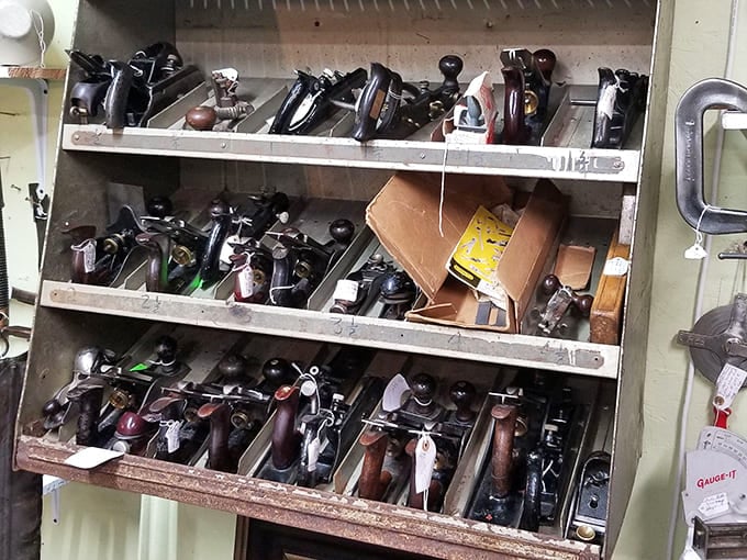 Tools with souls&mdash;each wooden handle worn smooth by hands that built America. These aren't just implements; they're mechanical ancestors with stories to tell.