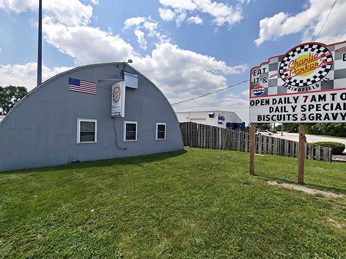 Charlie Parker's distinctive Quonset hut shape stands out like a time capsule from America's golden diner age.