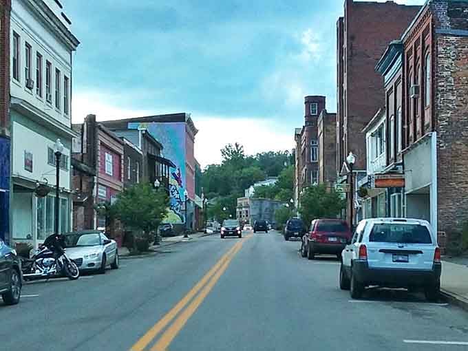 Grafton's tree-covered hills create a natural sanctuary where stress melts away like butter on warm cornbread.