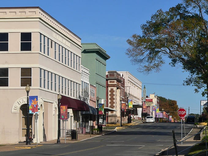 Leesville's main drag offers small-town charm with prices that feel like a blast from the past.