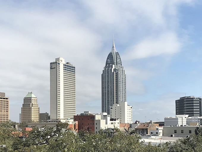 That Art Deco tower pierces the sky like Alabama's answer to the Empire State Building.