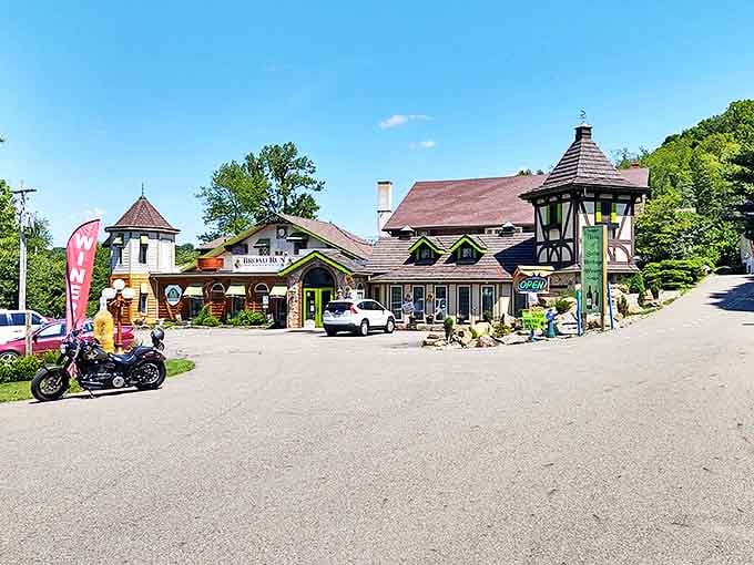 Sugarcreek's storybook buildings look like they escaped from a fairy tale. This Swiss-inspired village makes you wonder if chocolate and cheese are hiding inside!