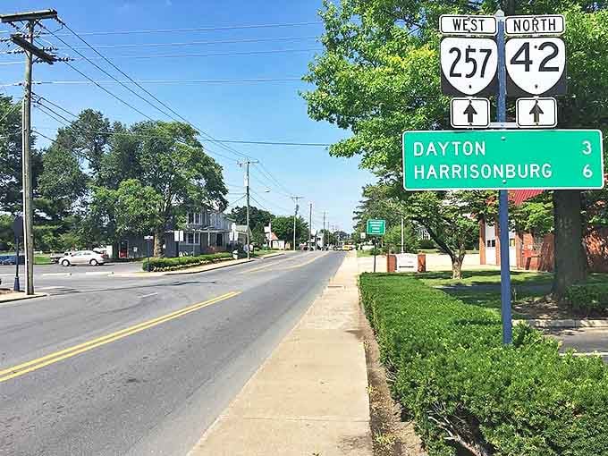 Road signs to Dayton and Harrisonburg remind you that bigger towns are nearby, but Bridgewater's affordable charm might keep you from wanting to visit.