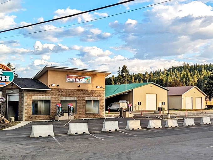 Even the car wash in Cle Elum has mountain views &ndash; small-town services with a side of spectacular scenery.
