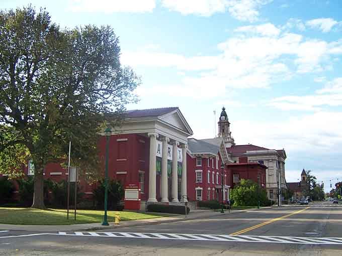 Tree-lined streets and stately buildings create a postcard scene where your rent won't require selling vital organs.