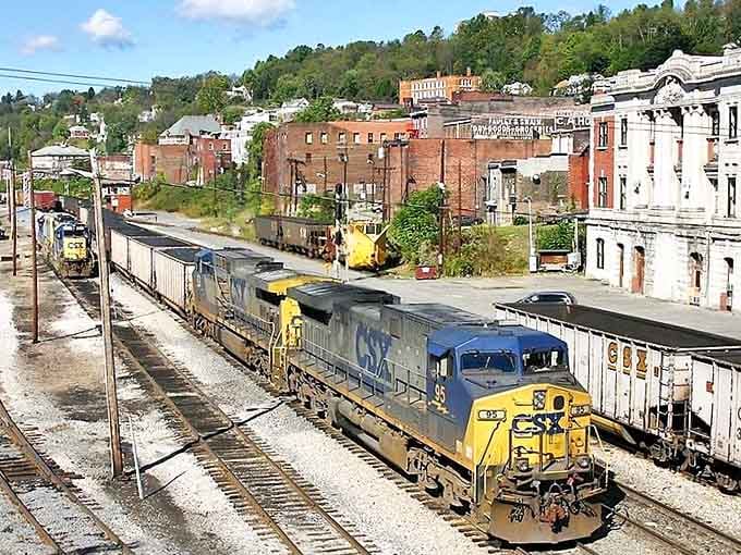 The railroad heritage lives on in this peaceful community where trains still whistle through like old friends visiting.