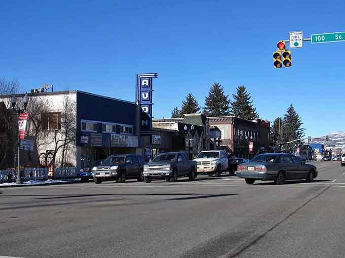 The vintage feel of Heber City's downtown is punctuated by the rearing horse statue &ndash; a nod to the area's Western heritage.