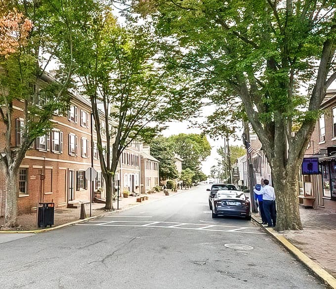 New Castle's tree-lined streets have witnessed centuries of American history while maintaining their timeless charm.
