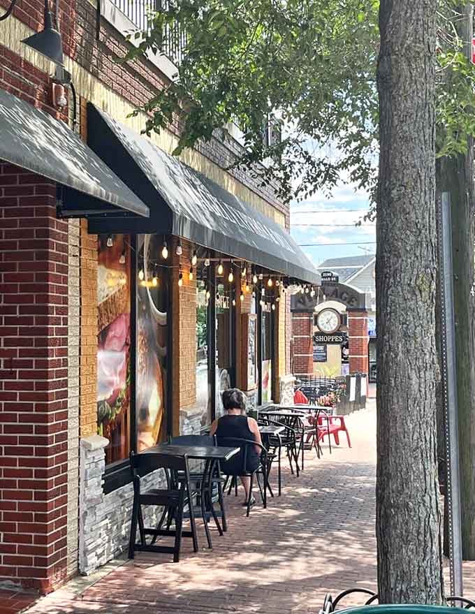 Tree-lined sidewalks and charming outdoor dining spots make Pawtuxet Village feel like a scene from your favorite movie.