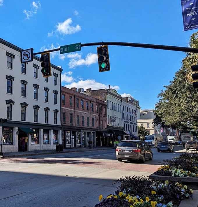 Pastel buildings and palm trees create a coastal vibe where your retirement savings can actually last.