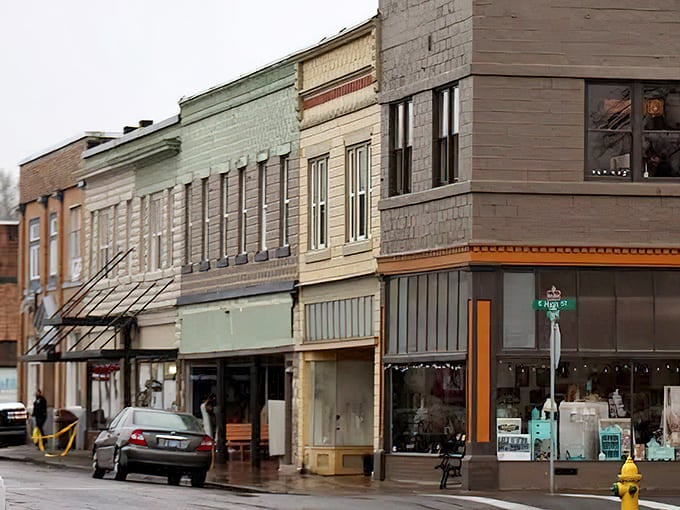 Pastel storefronts line wet streets where the rain-washed air smells clean and the coffee's always hot.