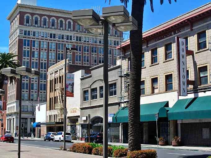 Palm trees frame Stockton's downtown mix of old and new, where Delta breezes cool a city that won't overheat your budget.