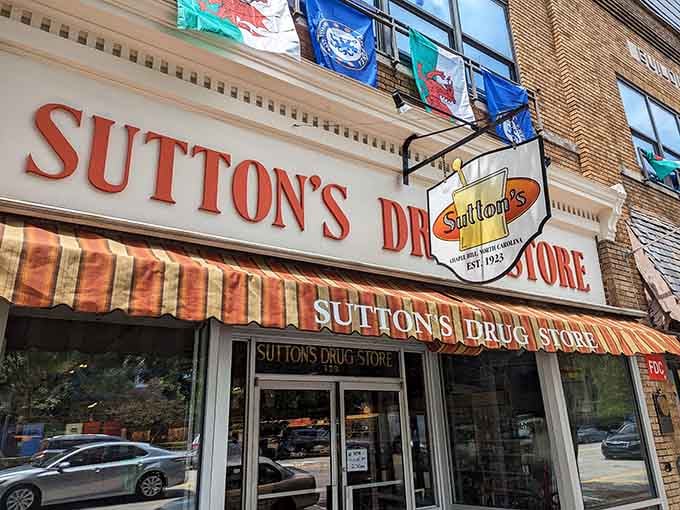 The vintage signage and downtown location make this drug store lunch counter feel like stepping into a time machine.