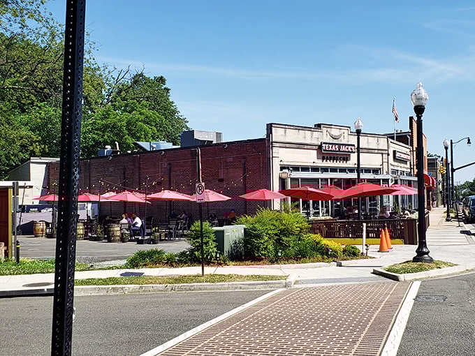 Urban sophistication meets down-home flavor at Texas Jack's stylish barbecue headquarters.