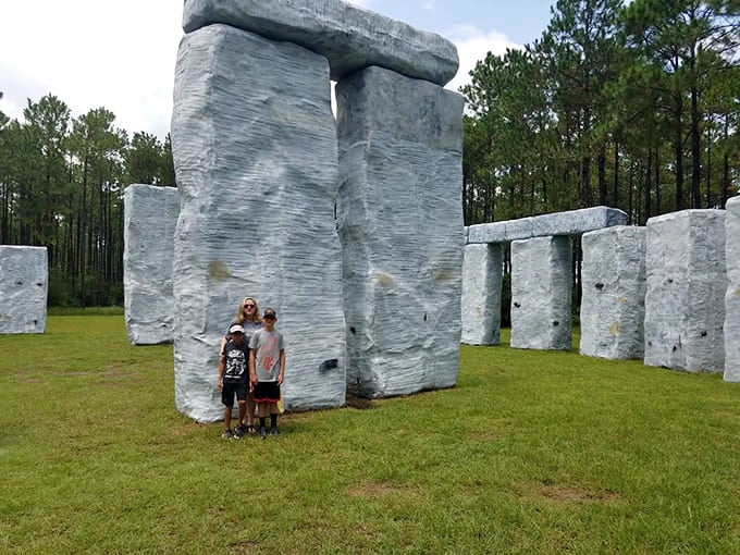 Three generations discovering that the best family photos come from the most unexpected Alabama adventures.