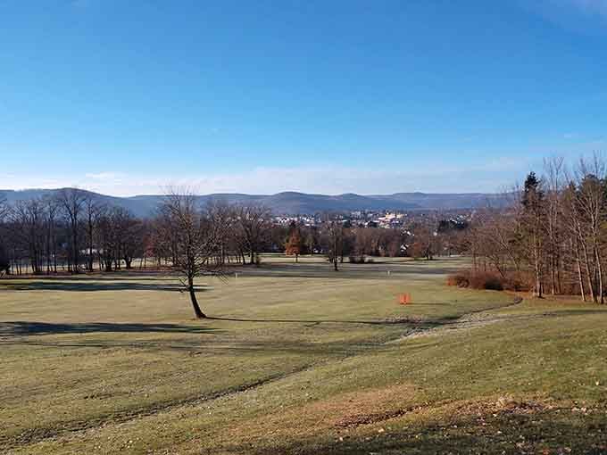 Rolling hills cradle Olean in natural splendor, offering views that wealthy urbanites pay premium prices just to see in landscape paintings.