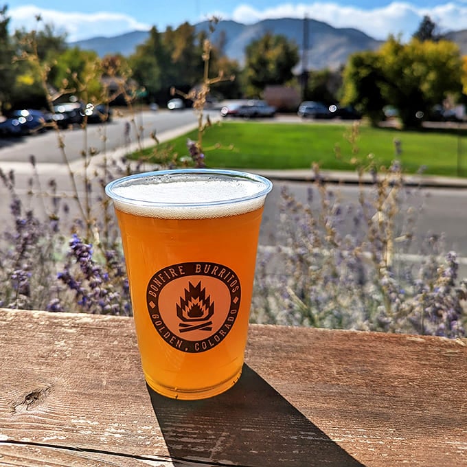 A perfect Colorado beer with mountains in the background &ndash; name a more iconic duo. I'll wait.