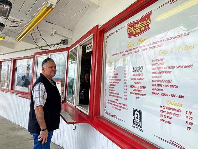The ordering counter where dreams are placed and stomachs prepare themselves for the delicious challenge ahead with anticipation.
