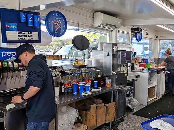 Behind every great burger stand is a dedicated crew working their magic, turning simple ingredients into edible happiness.